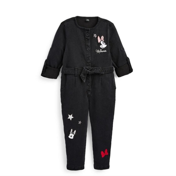 Primark | Bottoms | Primark Girls Light Black Denim Disney Minnie ...